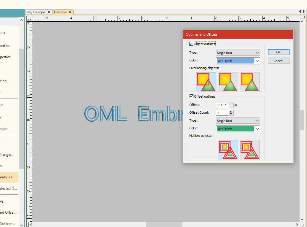 Creating Outlines And Offsets